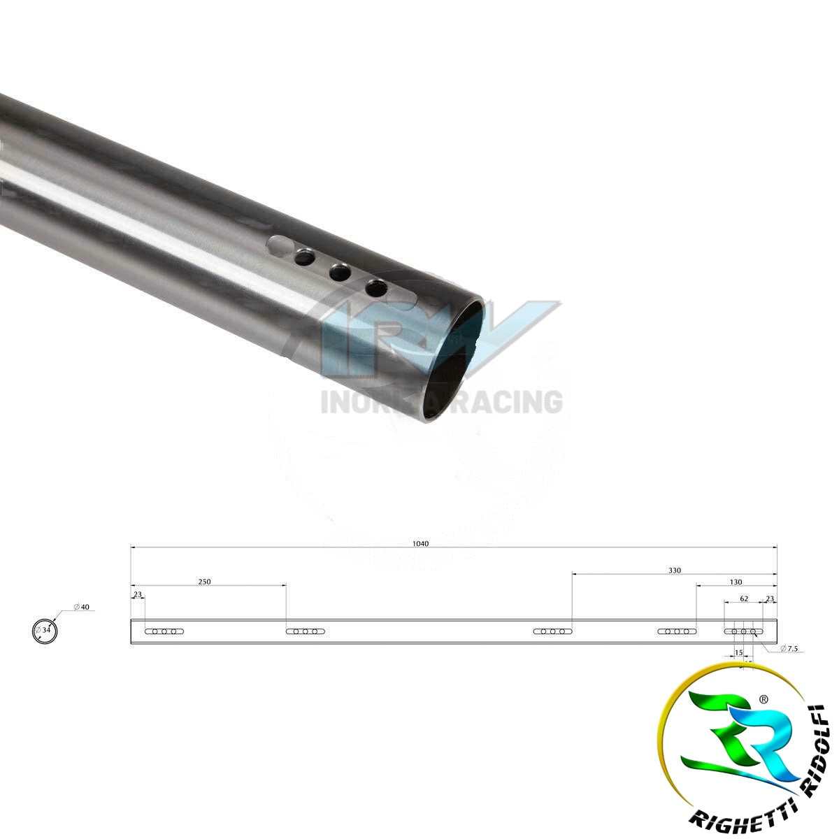 REAR AXLE RIGHETTI RIDOLFI 40X1040 TYPE M2 3mm ESP – Peter Racing store